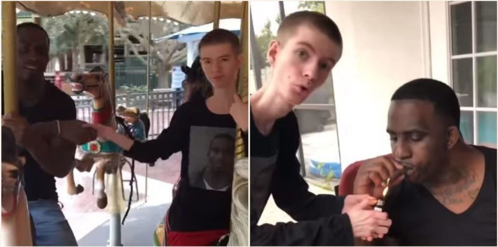 Wide Neck guy meets Long Neck guy