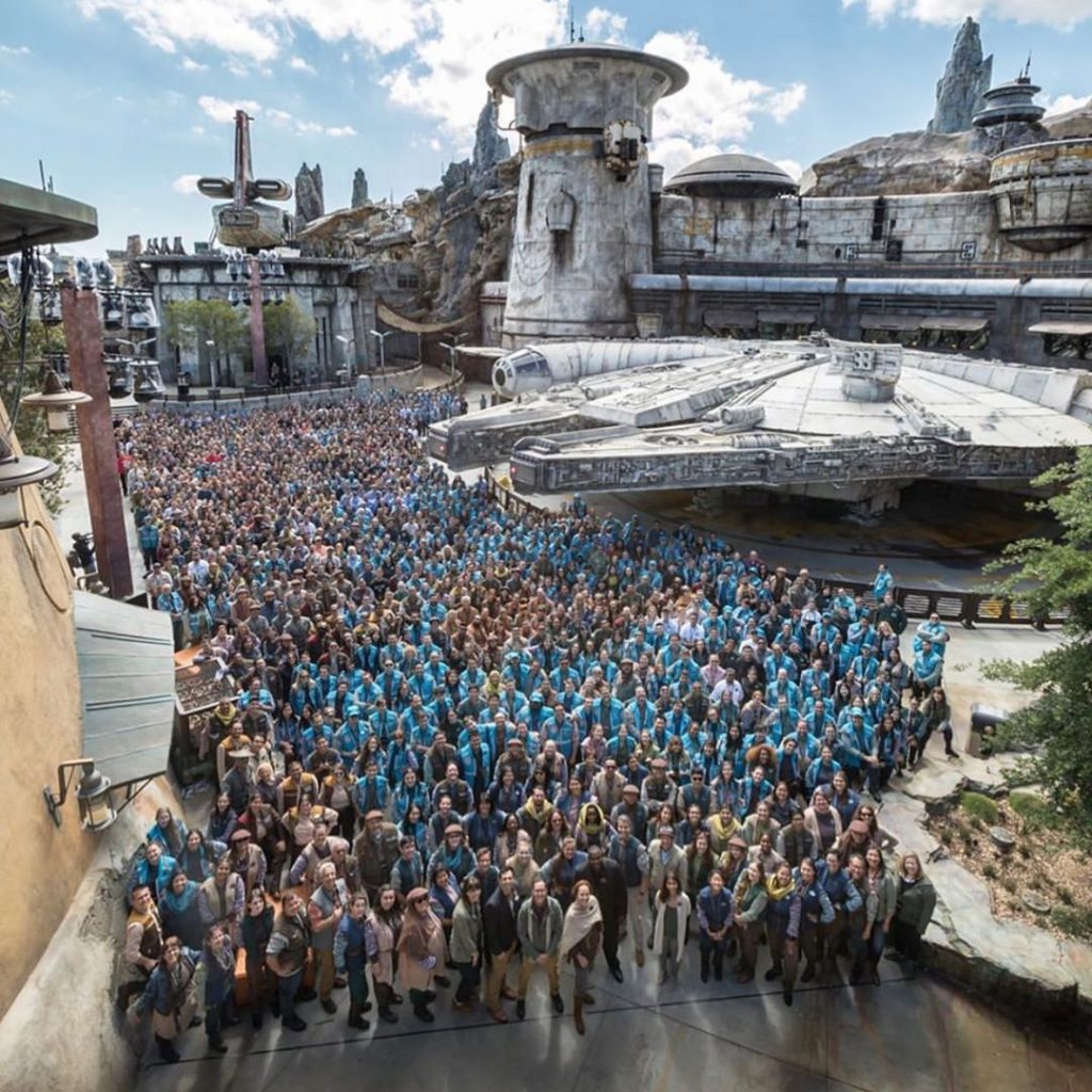 The first pictures of the $A1.4 billion Star Wars attraction have emerged