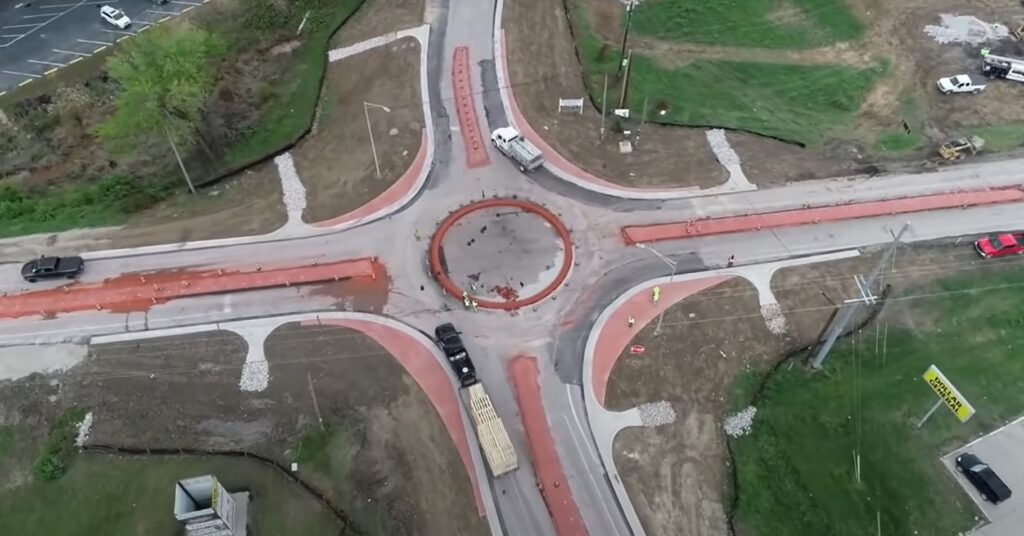 This video showing Americans using their first roundabout is mind-blowing